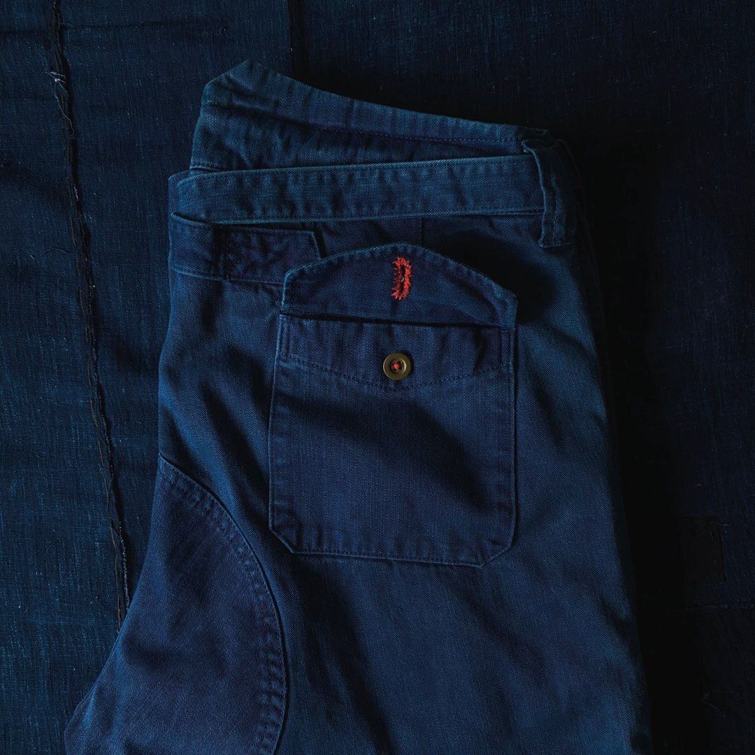visvim ict infantry pants dk.indigo, Men's Fashion, Bottoms, Chinos on ...