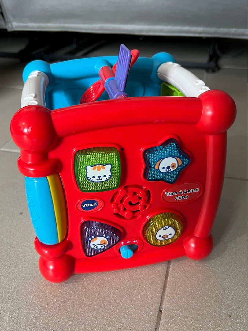 VTECH BUSY LEARNERS ACTIVITY CUBE, Babies & Kids, Infant Playtime on ...