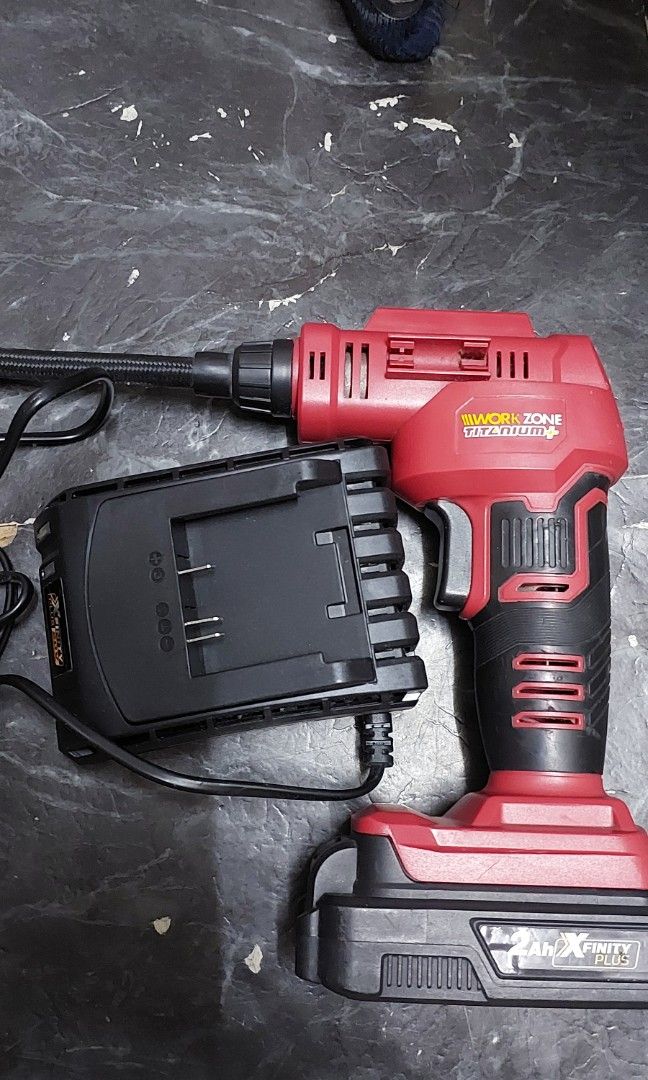 Work zone titanium portable air pump on Carousell