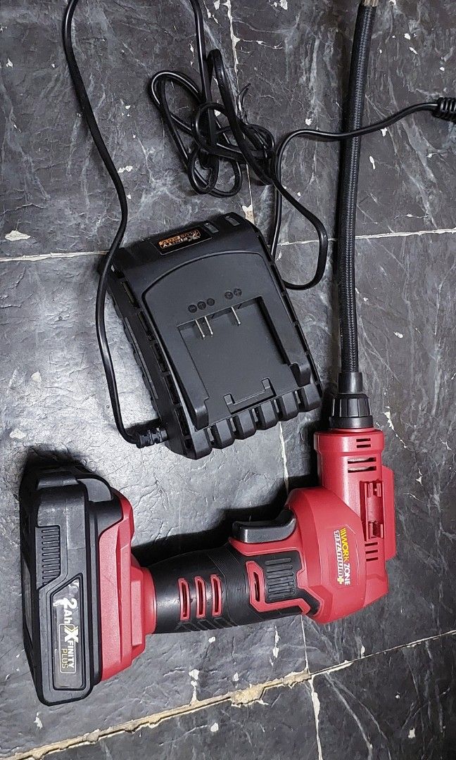 Work zone titanium portable air pump on Carousell