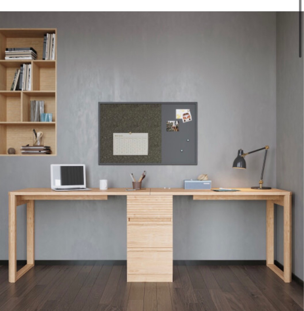 Working table for two, Furniture & Home Living, Furniture, Tables ...