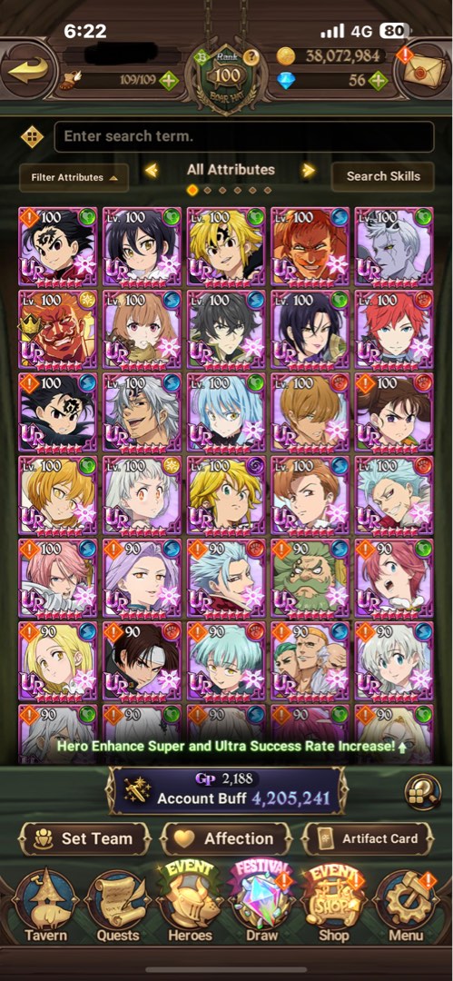 7DS Grand Cross Excellent Account, Video Gaming, Video Games, Others on ...