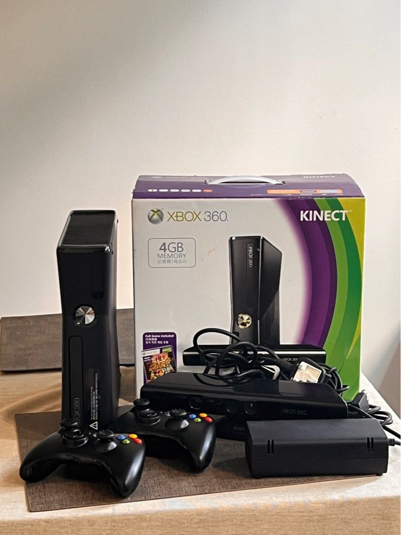 Xbox 360 + Kinect with games, Video Gaming, Video Game Consoles, Xbox ...