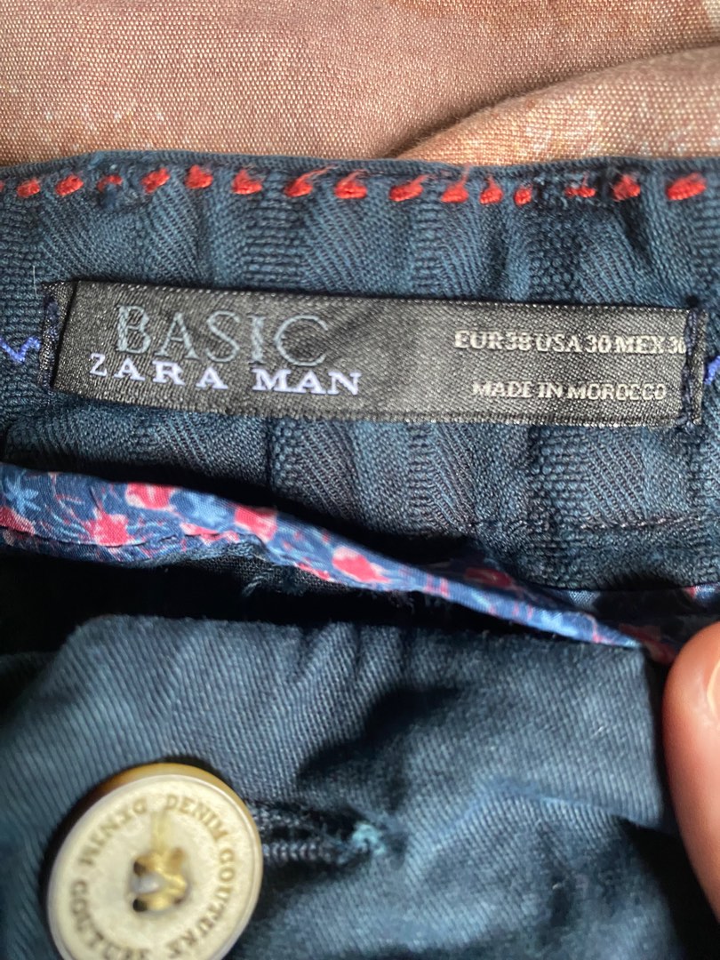 Zara basic man, Men's Fashion, Bottoms, Trousers on Carousell