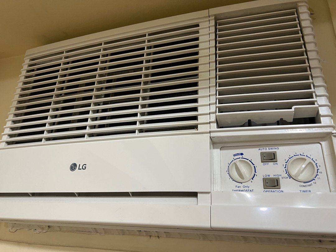 1.5hp LG Airconditioner (Window Type), TV & Home Appliances, Air ...