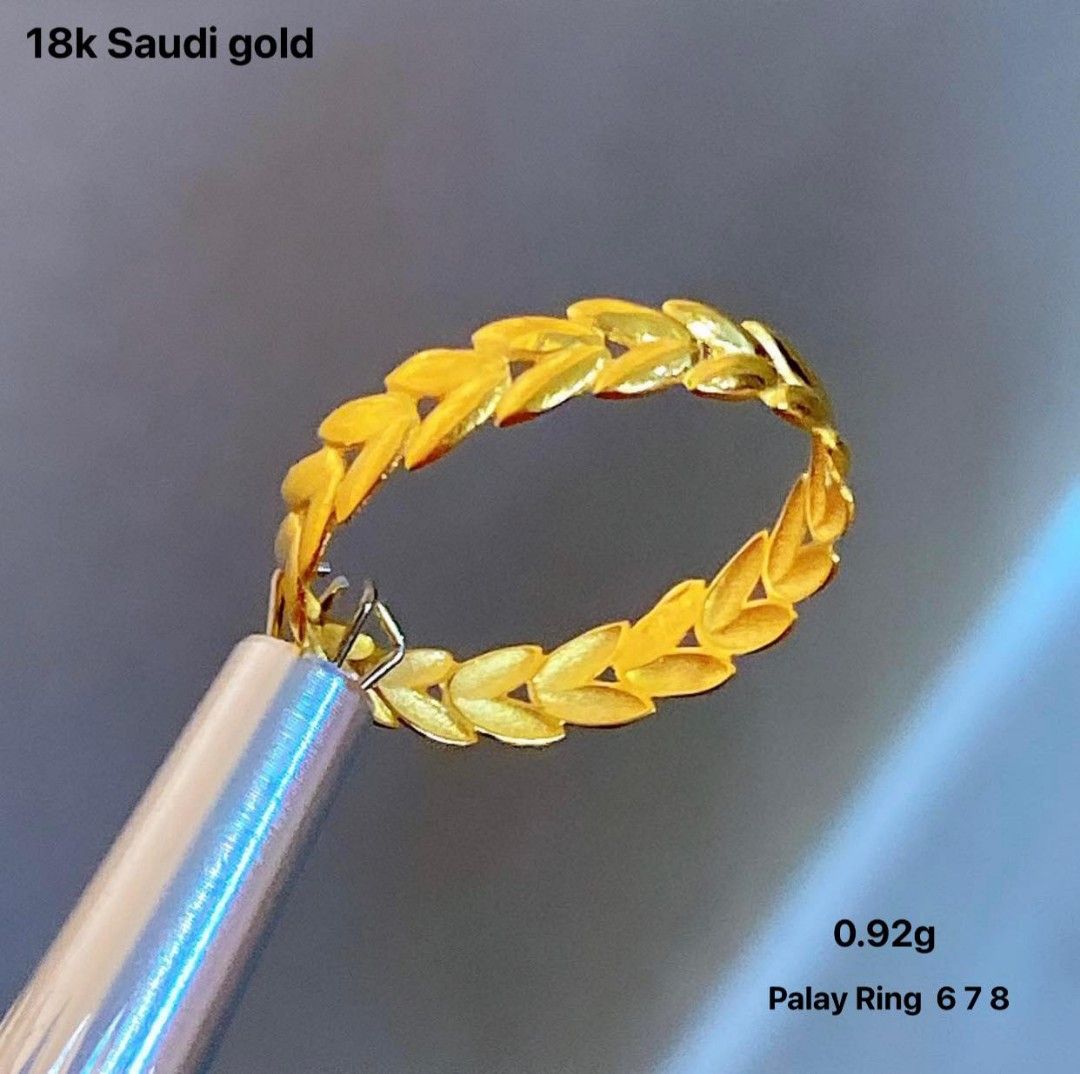 18k Palay Ring, Women's Fashion, Jewelry & Organizers, Rings on Carousell