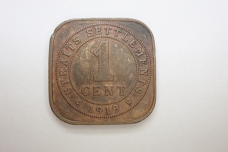 1919 STRAITS SETTLEMENTS KING GEORGE V , 1 CENT COIN, Hobbies & Toys ...