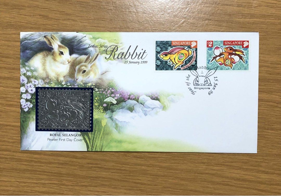 1999 Singapore Rabbit Zodiac 1st Series Special Edition Royal Selangor ...