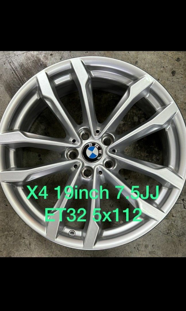 19" BMW X4 Original rims, Car Accessories, Tyres & Rims on Carousell