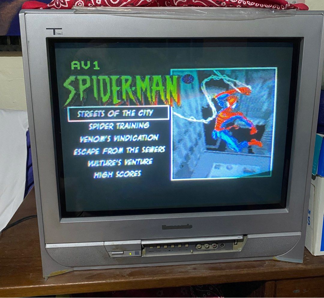 2004 Marvel Spider-Man Plug N Play TV Game Jakks Pacific Video Game ...