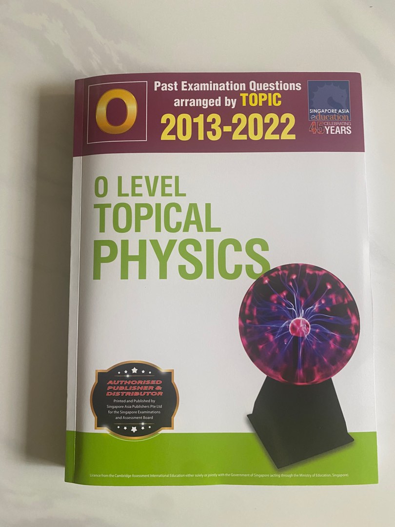 2013-2022 O LEVEL Physics topical TYS ten year series, Hobbies & Toys ...