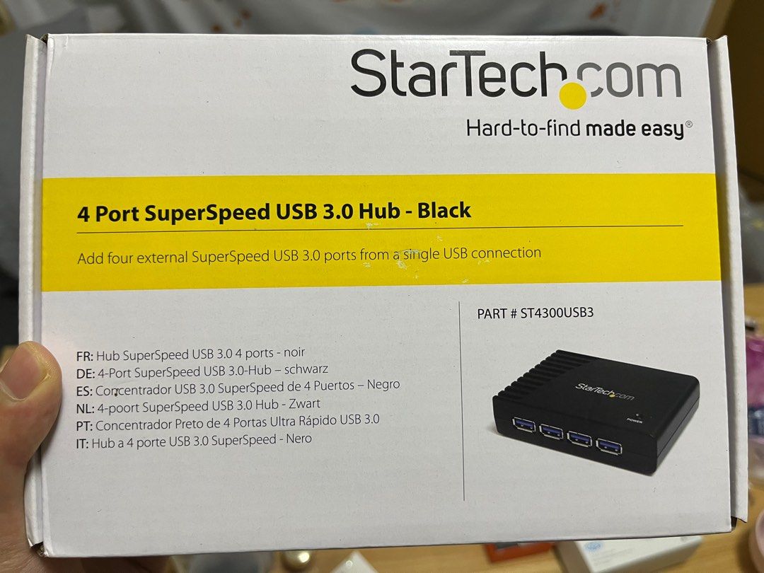 4 Port Black SuperSpeed USB 3.0 Hub - 5Gbps, Computers & Tech, Parts ...