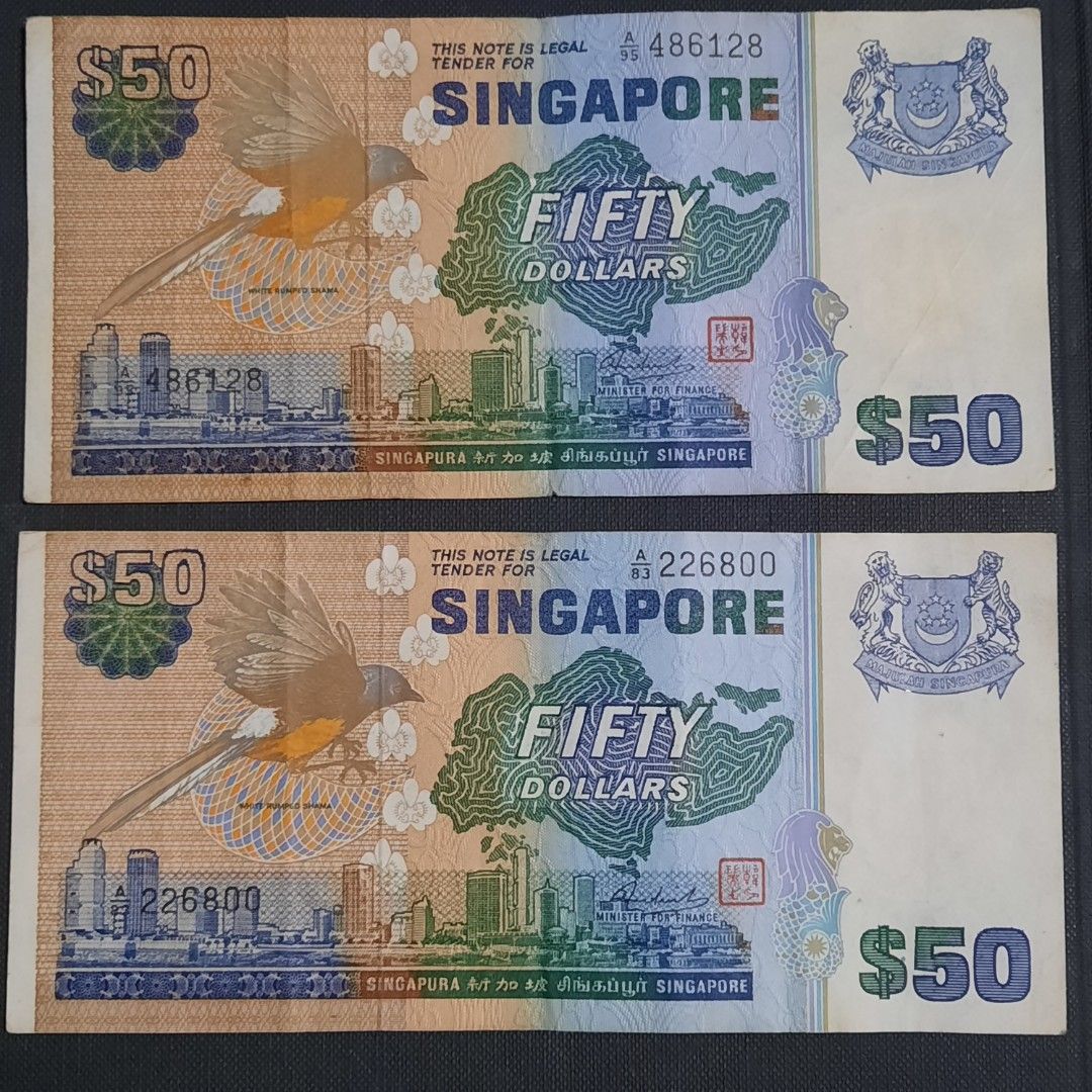 $50 notes - Bird series, Hobbies & Toys, Memorabilia & Collectibles ...