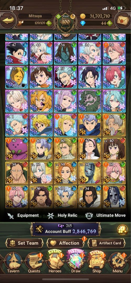 7DS (Seven Deadly Sins STACKED ACC), Video Gaming, Video Games, Others ...