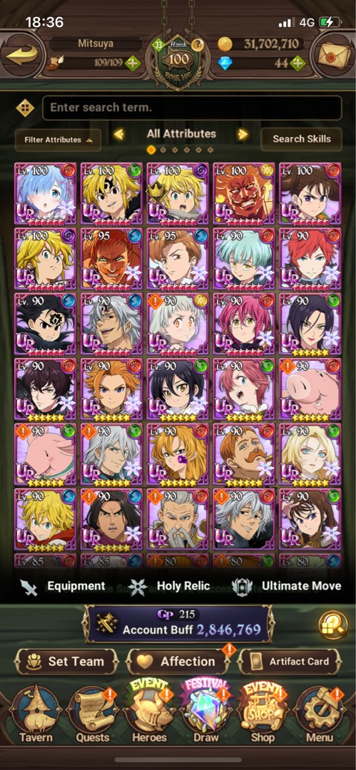 7DS (Seven Deadly Sins STACKED ACC), Video Gaming, Video Games, Others ...