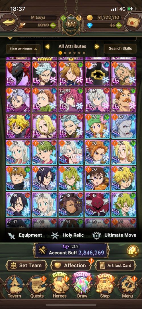 7DS (Seven Deadly Sins STACKED ACC), Video Gaming, Video Games, Others ...