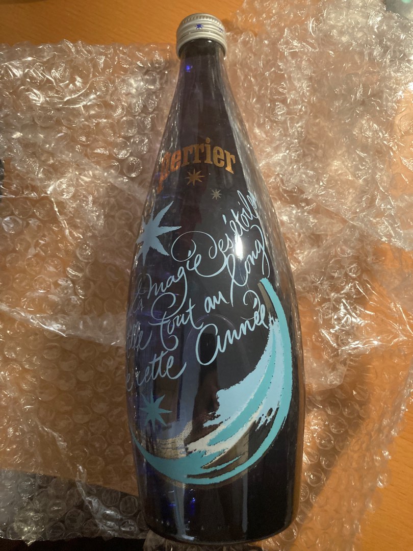 絕版珍藏 100%全新紀念版 Perrier limited edition 罕有 Perrier 限量版 ～水為財加上在光線折射底下極靚 ...