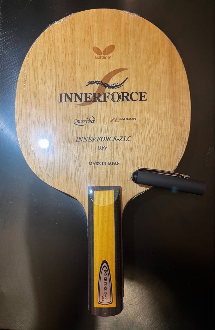 舊版本! Butterfly innerforce zlc st乒乓球拍, 運動產品, 運動與體育, 運動與體育 - 球拍和球類運動 - Carousell