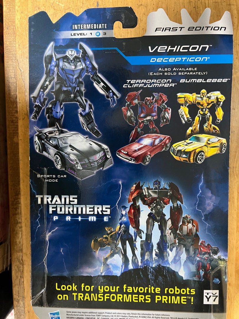 變形金剛 Transformers Prime First Edition Vehicon, 興趣及遊戲, 玩具 & 遊戲類 - Carousell