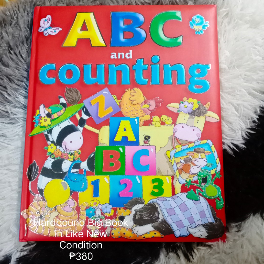 ABC and Counting Hardbound Big Book on Carousell