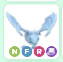Adopt me NFR frost dragon, Video Gaming, Video Games, Others on Carousell