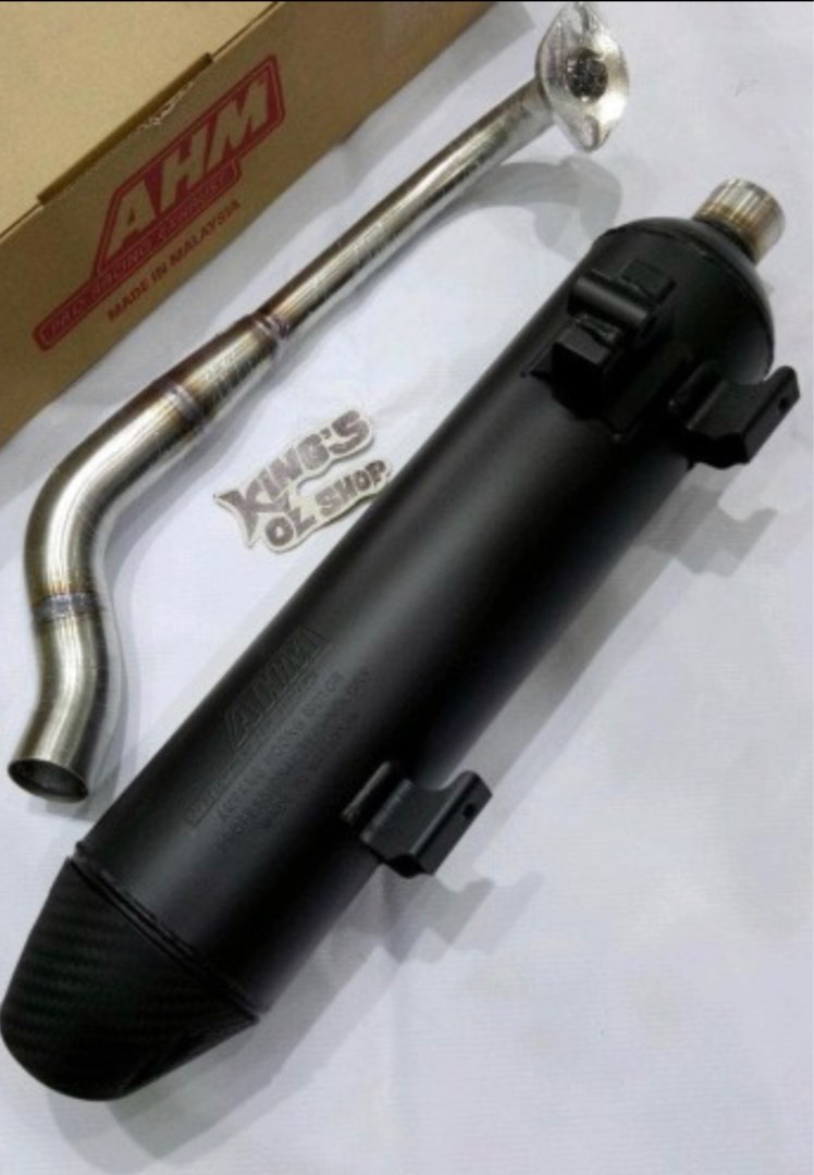AHM exhaust for Aerox!, Motorcycles, Motorcycle Accessories on Carousell