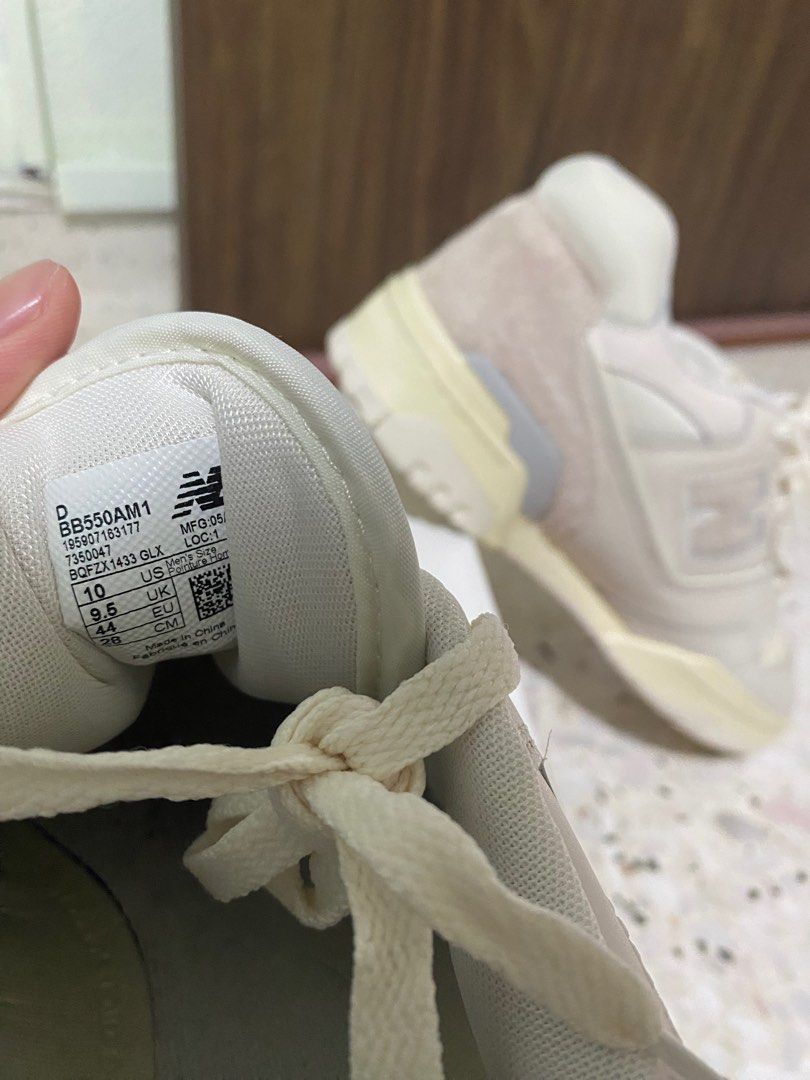 ALD x New Balance 550 white leather US10, Men's Fashion, Footwear ...