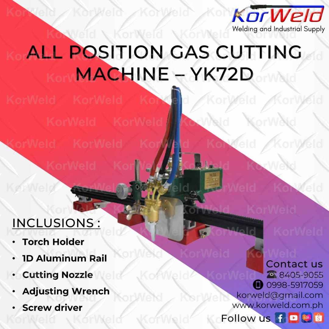 All Position Gas cutting Machine YK72D, Commercial & Industrial ...