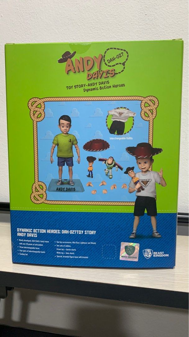 Andy Davis Toy Story, Hobbies & Toys, Toys & Games on Carousell