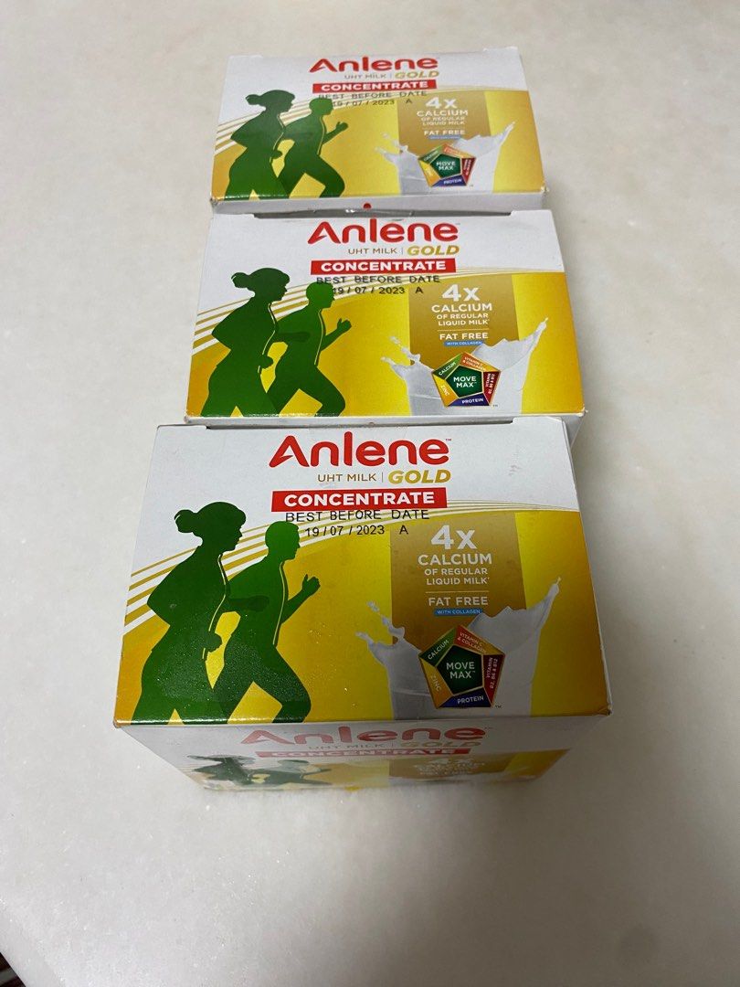 Anlene Gold Concentrate UHT Milk, Food & Drinks, Beverages on Carousell