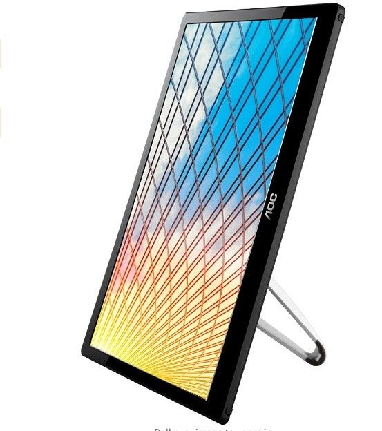 AOC E1659FWU Ultra Slim USB 3.0-Powered Portable LED Monitor w/Case ...