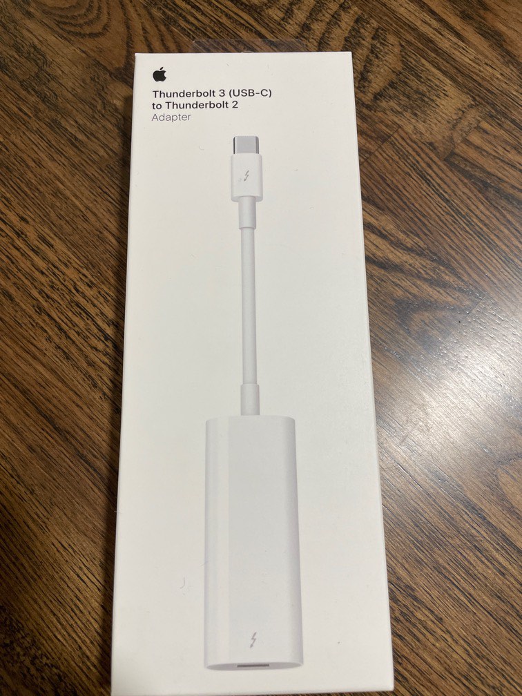 Apple Thunderbolt 3 (usb-c) to Thunderbolt 2 adapter, Computers & Tech ...