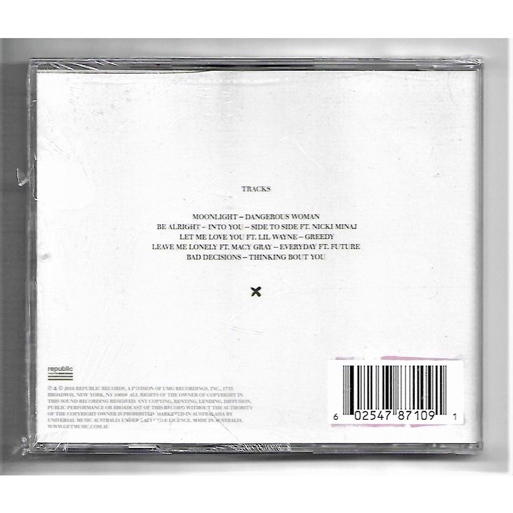 Ariana Grande Dangerous Woman Album Hobbies And Toys Music And Media