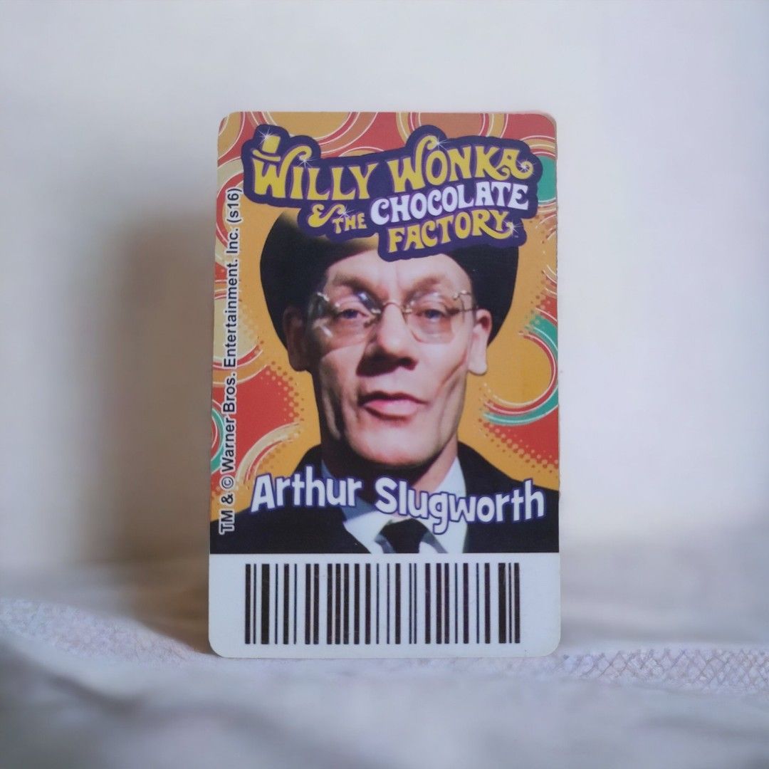 Arthur Slugworth Willy wonka Chocolate factory trading game card on ...