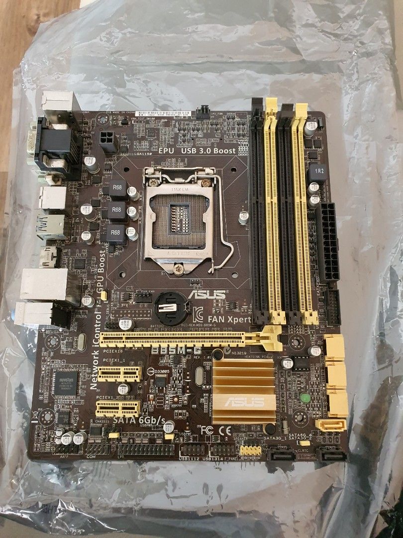 Asus B85M-G Motherboard, Computers & Tech, Parts & Accessories ...