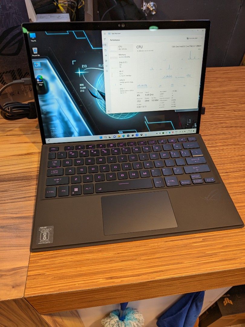Asus ROG Flow Z13 GZ301V intel Core i9 13900H RTX 4050 6GB Laptop ...