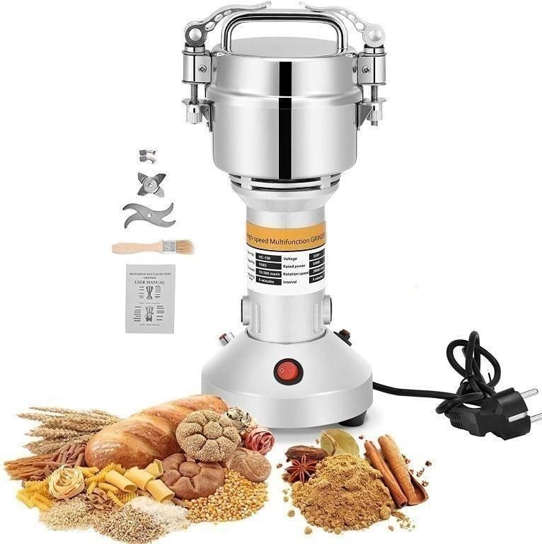 [B3121] Portable Electric Cereal Grain Grinder 220V High Speed Grinder ...