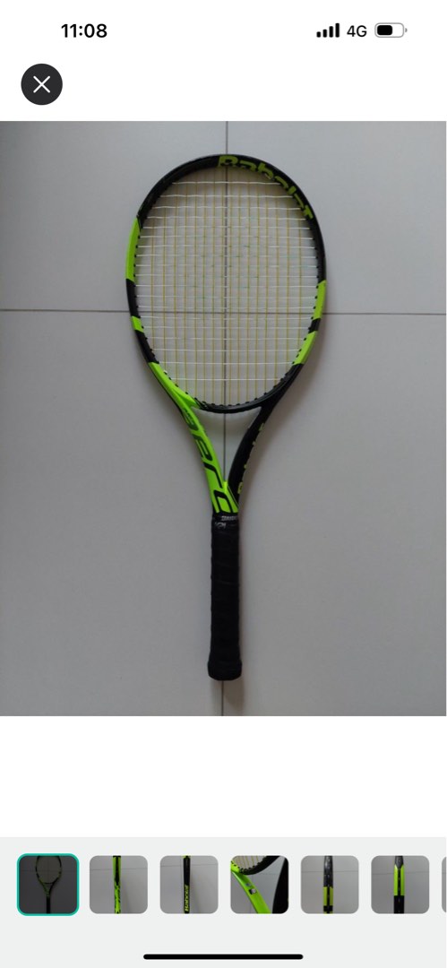 Babolat aero 300 grams l2, Sports Equipment, Sports & Games, Racket ...