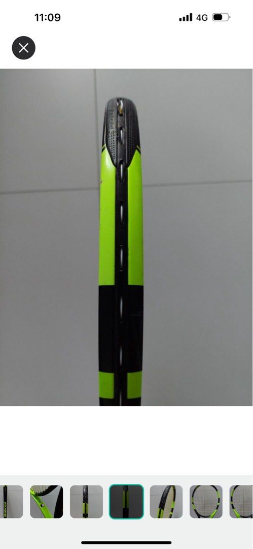 Babolat aero 300 grams l2, Sports Equipment, Sports & Games, Racket ...
