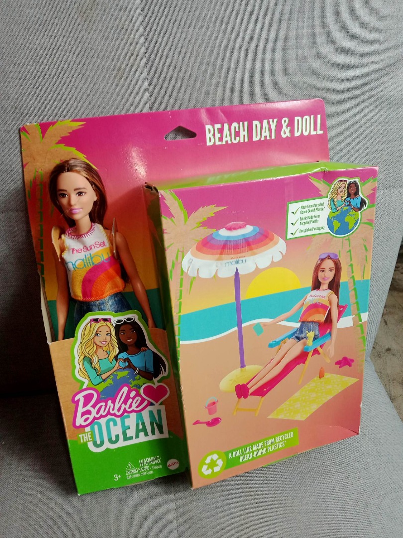 Barbie Loves the Ocean Beach Day and Doll Playset New on Carousell