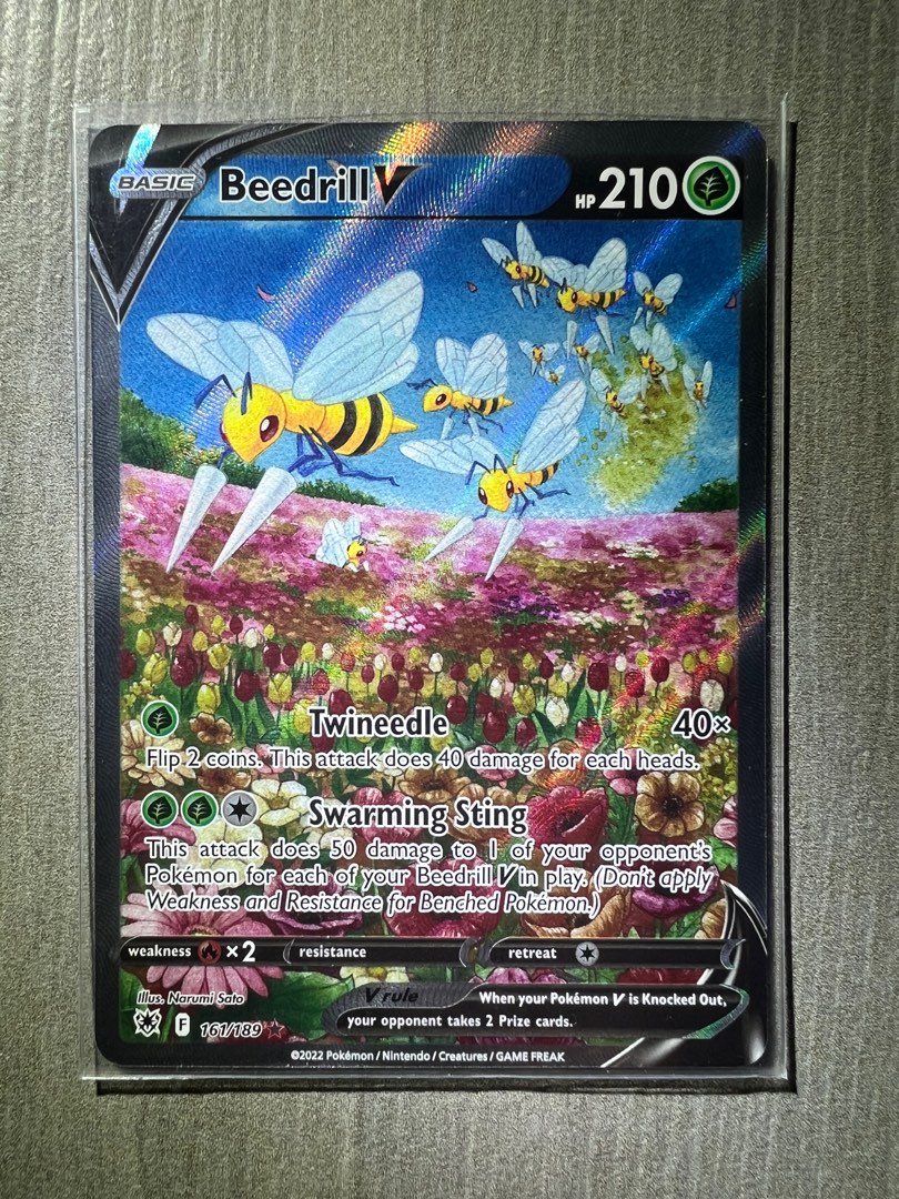 [Alt Art] Beedrill V Ultra Rare Alternate Art Pokemon Card, Hobbies ...