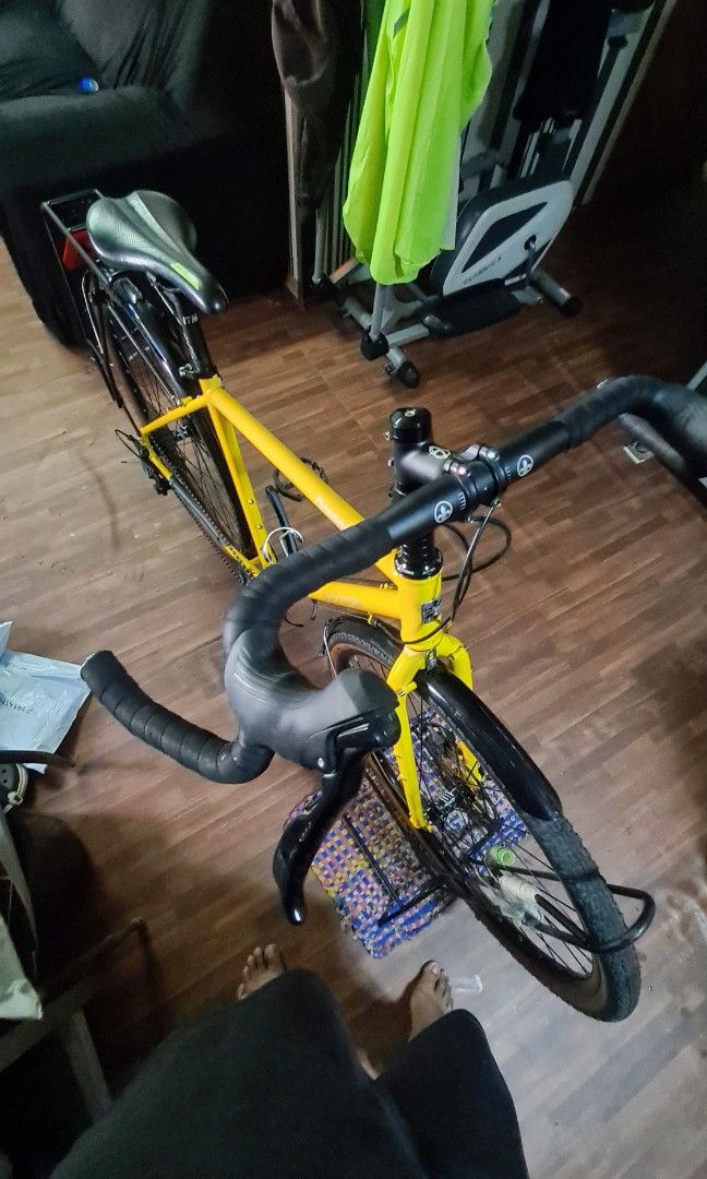 Blacksnow dragoon gravel bike on Carousell