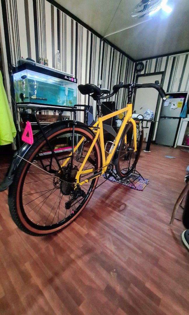 Blacksnow dragoon gravel bike on Carousell