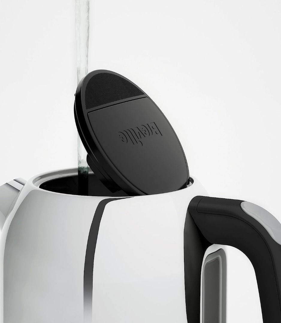 Breville Outline Polished Stainless Steel Jug Kettle, 1.7 Litre, Silver ...
