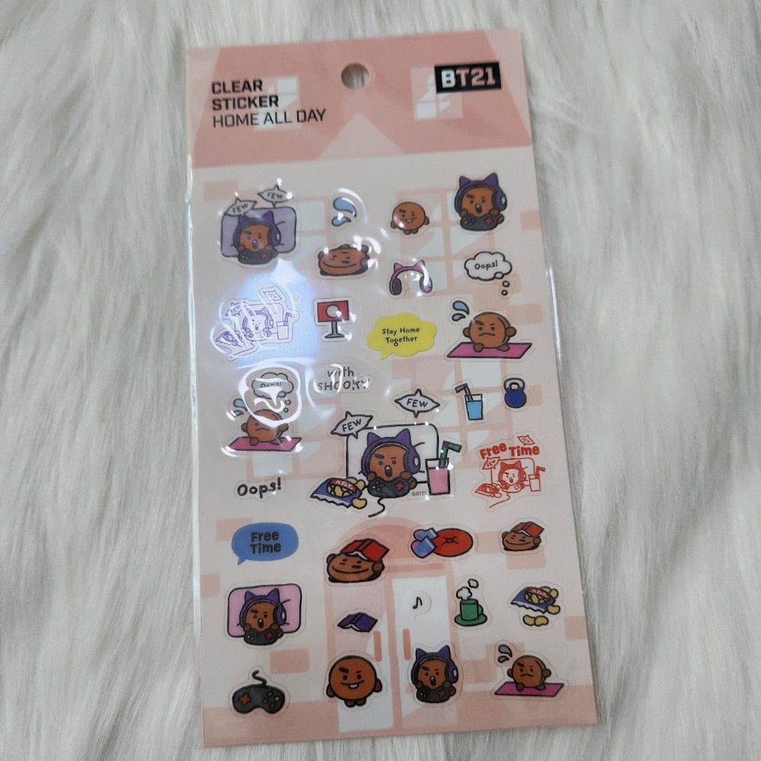 BT21 Shooky Sticker Set on Carousell