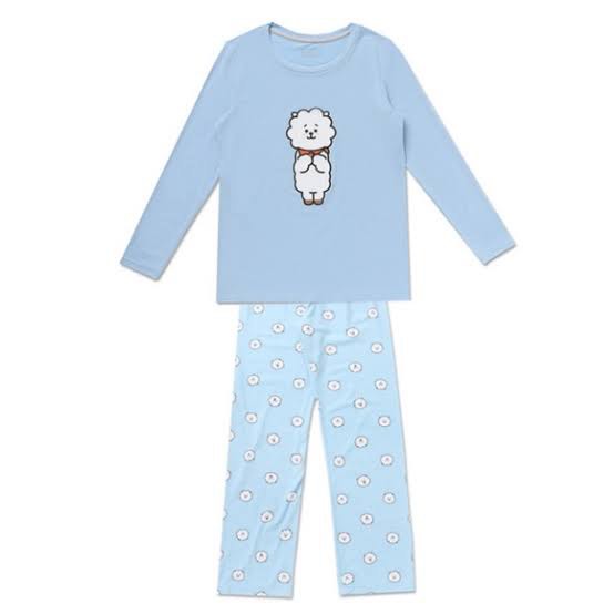 Preloved Official BTS BT21 x Hunt RJ Pajama Set on Carousell