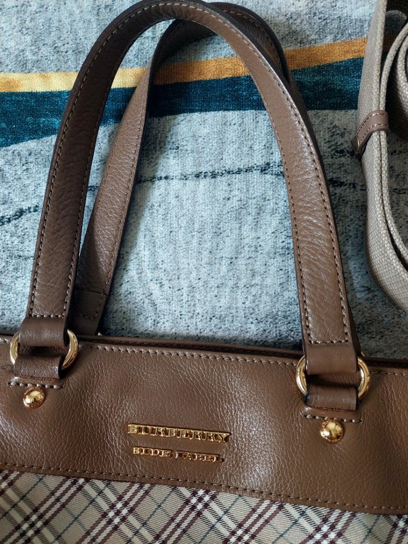 Burberry blue label 2 way shoulder bag, Women's Fashion, Bags & Wallets, Shoulder Bags on Carousell