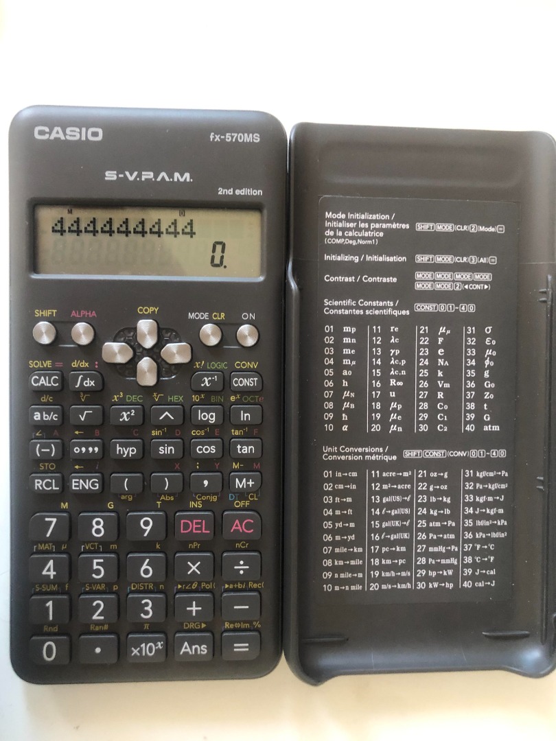 CASIO fx-570MS 2nd Edition, Computers & Tech, Office & Business ...