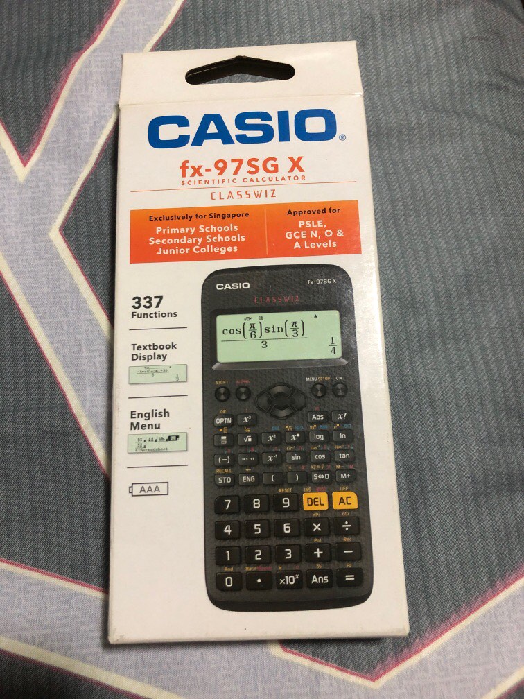 Casio Scientific Calculator fx-97SG X, Hobbies & Toys, Stationery ...