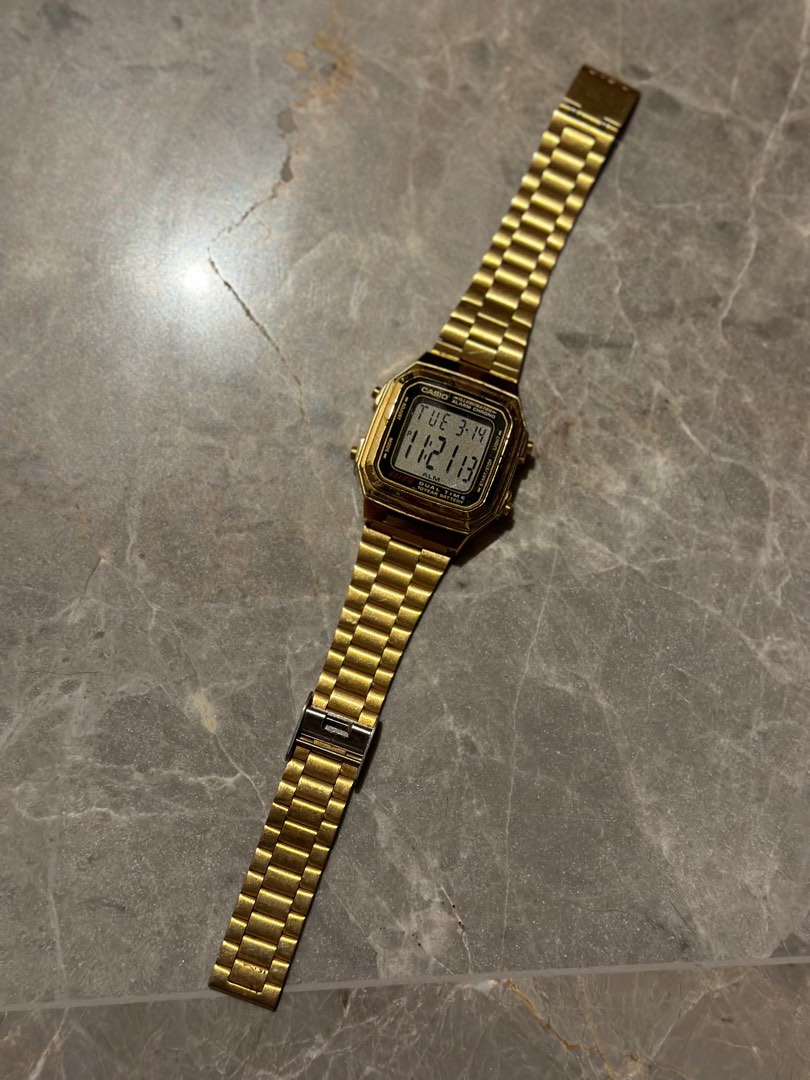 Casio Gold Watch, Men's Fashion, Watches & Accessories, Watches on ...
